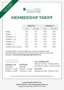 Club Membership - Haughton Hall Hotel : Haughton Hall Hotel